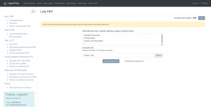 Listy PEP – Platforma Hyperflow